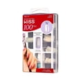Kiss 100 Full Cover Nails Square Tip Kit | Glue-On False Nails with ...