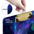 Acrylic Writing Board Silver 12.5*9 Inch Clipboards Transparent Acrylic ...