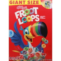 Kellogg's Froot Loops Original Breakfast Cereal, Giant Size, 23 oz Box ...