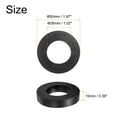 4 Packs Rubber Spacers 50mm OD, 26mm ID, 10mm Height Round Anti ...