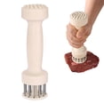 Shoreew Meat Tenderizer Needle with Retractable Safety Guard Beef ...