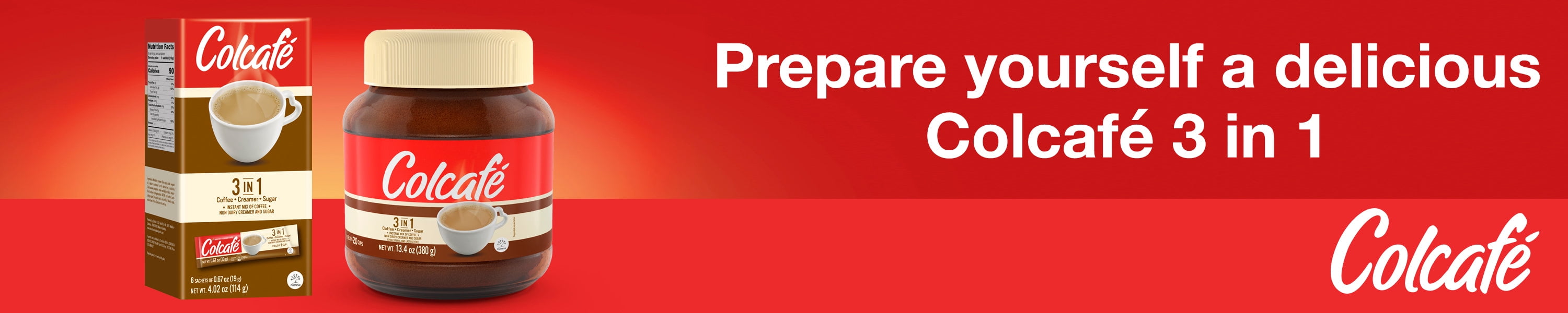 Buy Colcafe 3 in 1 Jar 13.4 Oz - Pack of 4 Online at Lowest Price in ...