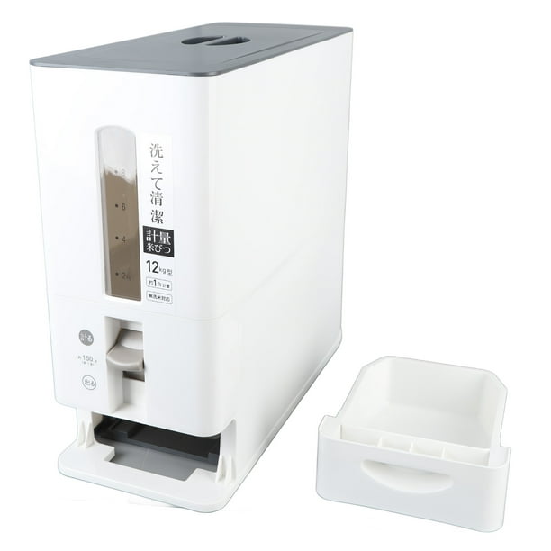 12 Kg Rice Dispenser, Automatic Rice Dispensing Storage With Lid For ...