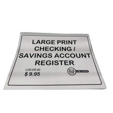5 Pack Large Print Checkbook Transaction Register, Easy to Fit Inside ...