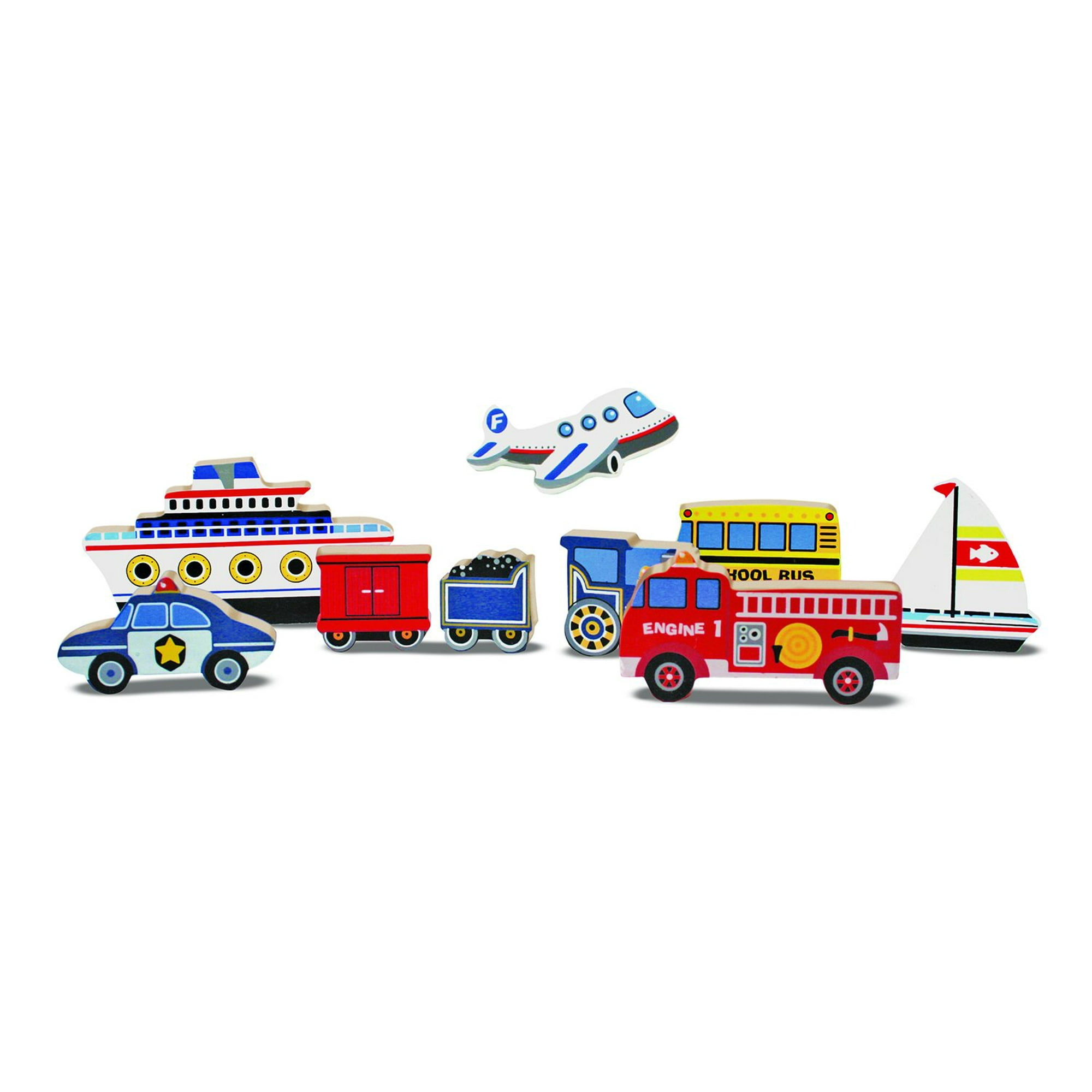 Click here for Melissa & Doug Vehicles Wooden Chunky Puzzle - Pla... prices
