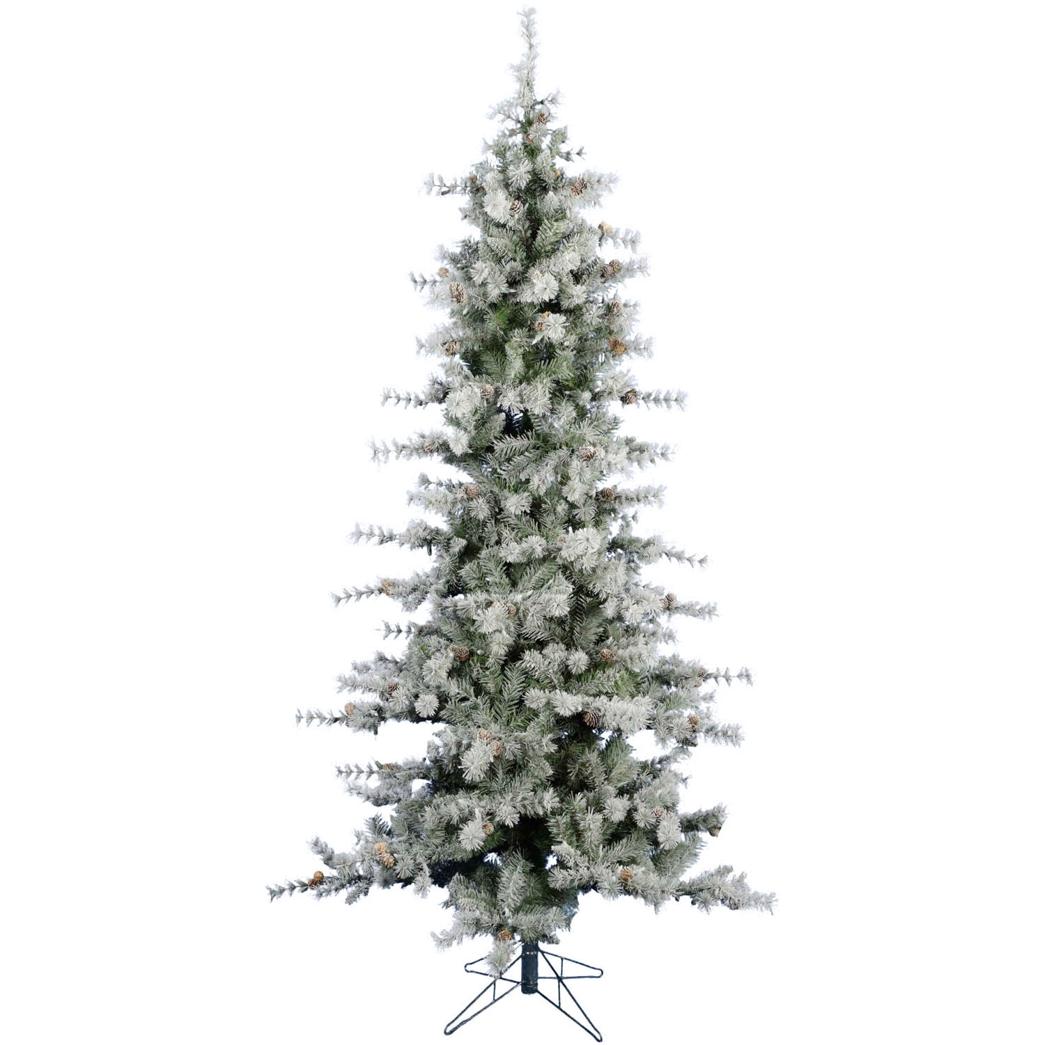 Fraser Hill Farm 6.5 Ft. Buffalo Fir Slim Artificial Christmas Tree ...