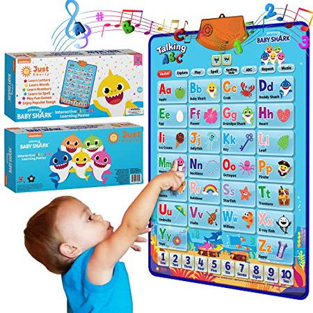 Pinkfong Baby Shark Talking and Signing Alphabet Learning Poster ...