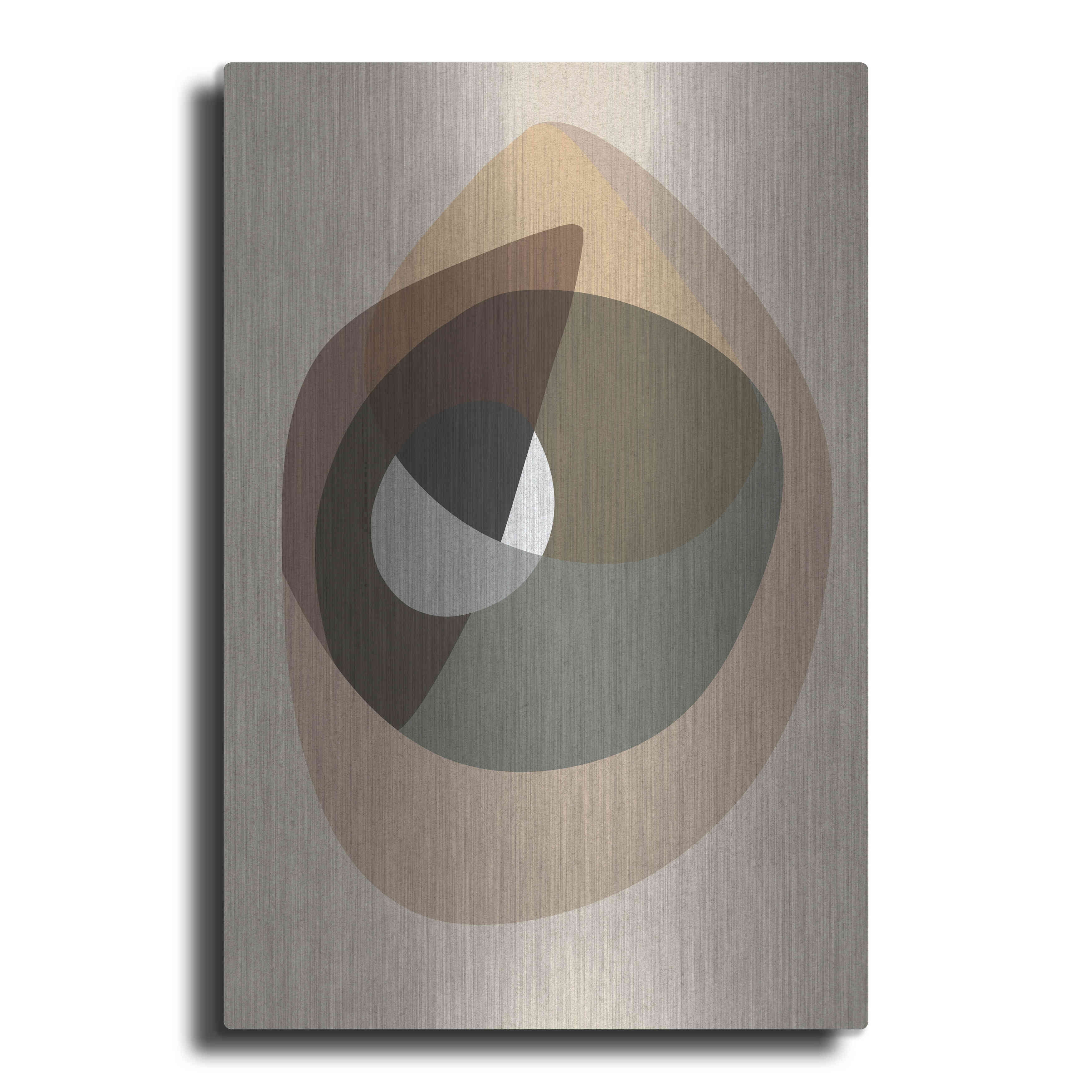 Luxe Metal Art 'Workup 6' by Design Fabrikken, Metal Wall Art, 24"x36 ...