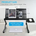 Adjustable Laptop Stand, (2019 Ultra-Large, Upgraded Sturdier) Foldable ...