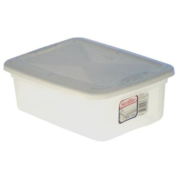 Sterilite 6 Quart White Storage Box - Walmart.com