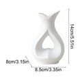 Aodebiao Plastic Flower Vase, Simple Modern Unbreakable Vase for ...