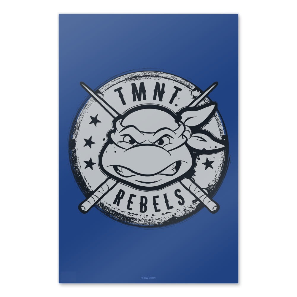 Teenage Mutant Ninja Turtles Rebels Badge Home Business Office Sign ...