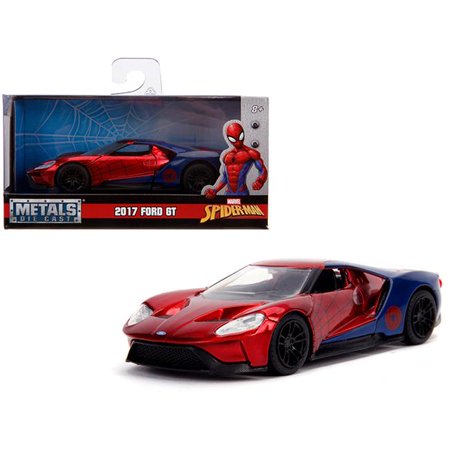 Jada 30291 2017 Ford GT Spider-Man Theme Marvel Series 1-32 Diecast ...