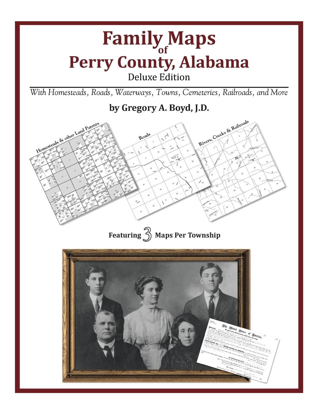 Family Maps of Perry County, Alabama, Deluxe Edition - Walmart.com ...