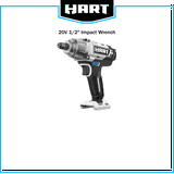HART 20-Volt 1/2-inch Battery-Powered Impact Wrench (Battery Not ...