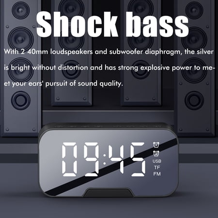 Portable Mini Voice Broadcast Alarm Clock with Wireless Mini Voice ...