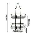 BAOPAI Over the Shower Head Hanging Rack, 3-Tier Shower Caddy with Soap ...