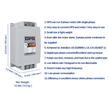 DPS Used for 40HP(30kW) 120A Motor, Single to 3 Phase Converter, MY-PS ...