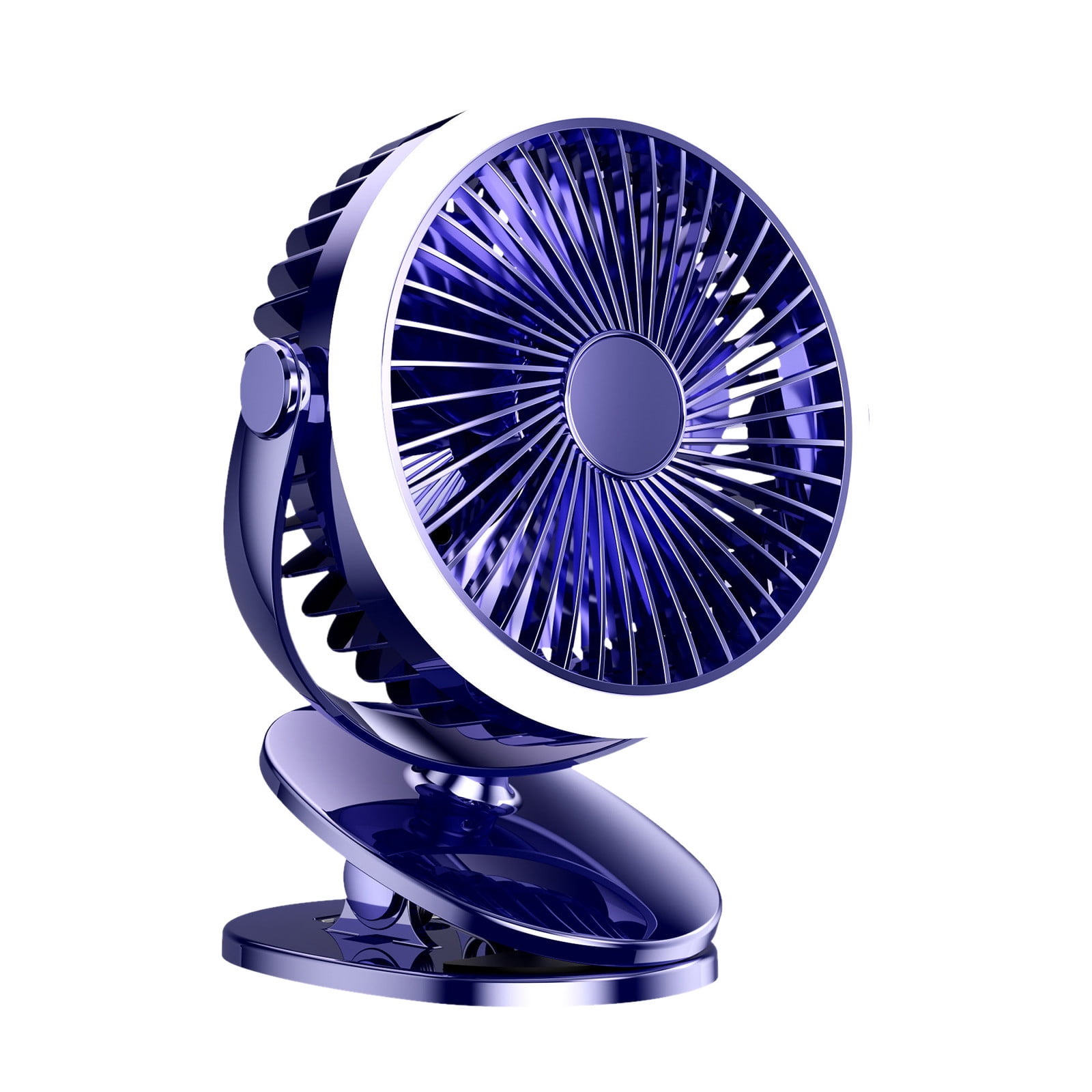 Click here for Unbranded Clip Camping Fan With Led Light  10000ma... prices