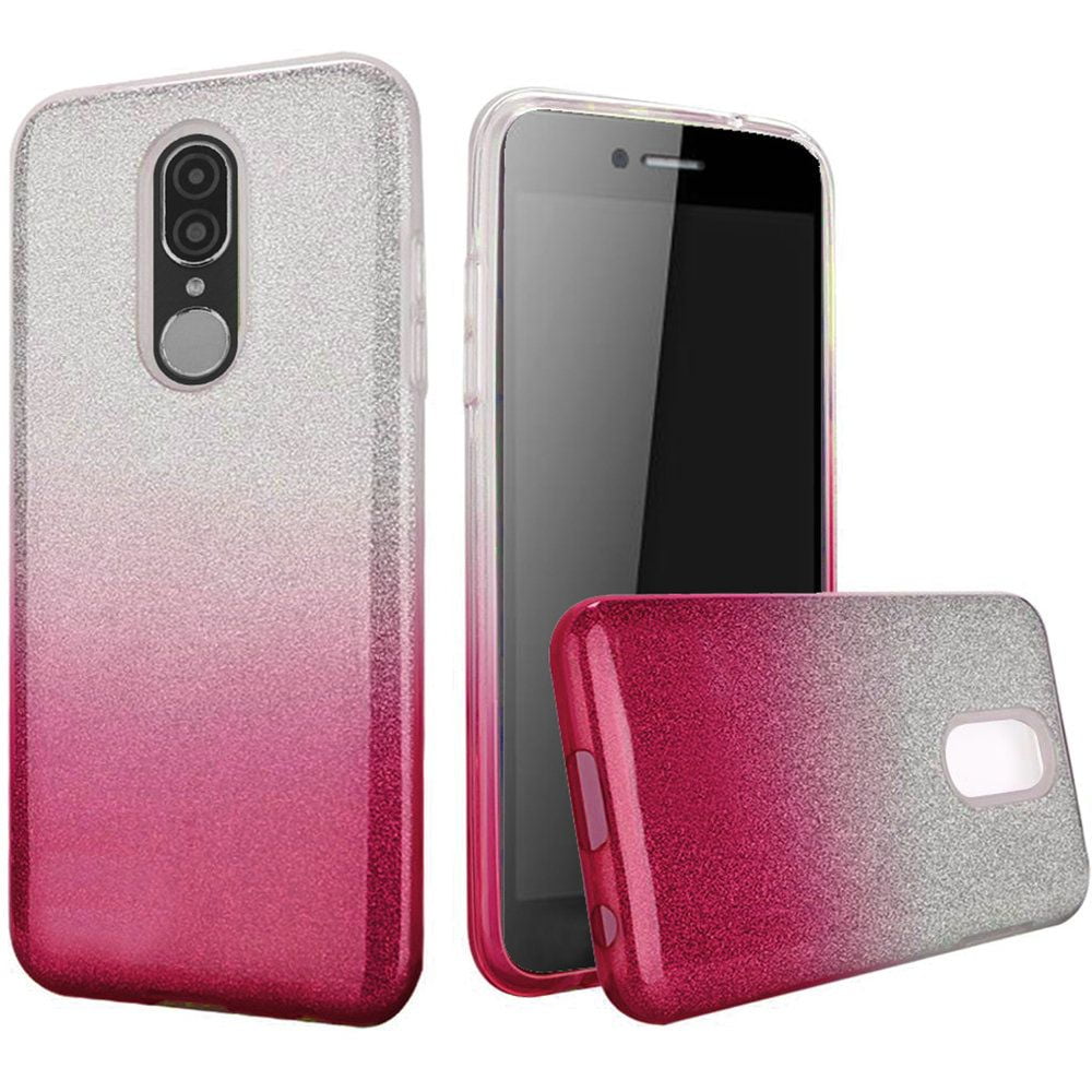 Pink Gradient Glitter Case Sparkle Bling TPU Cover for Coolpad Legacy 6 ...