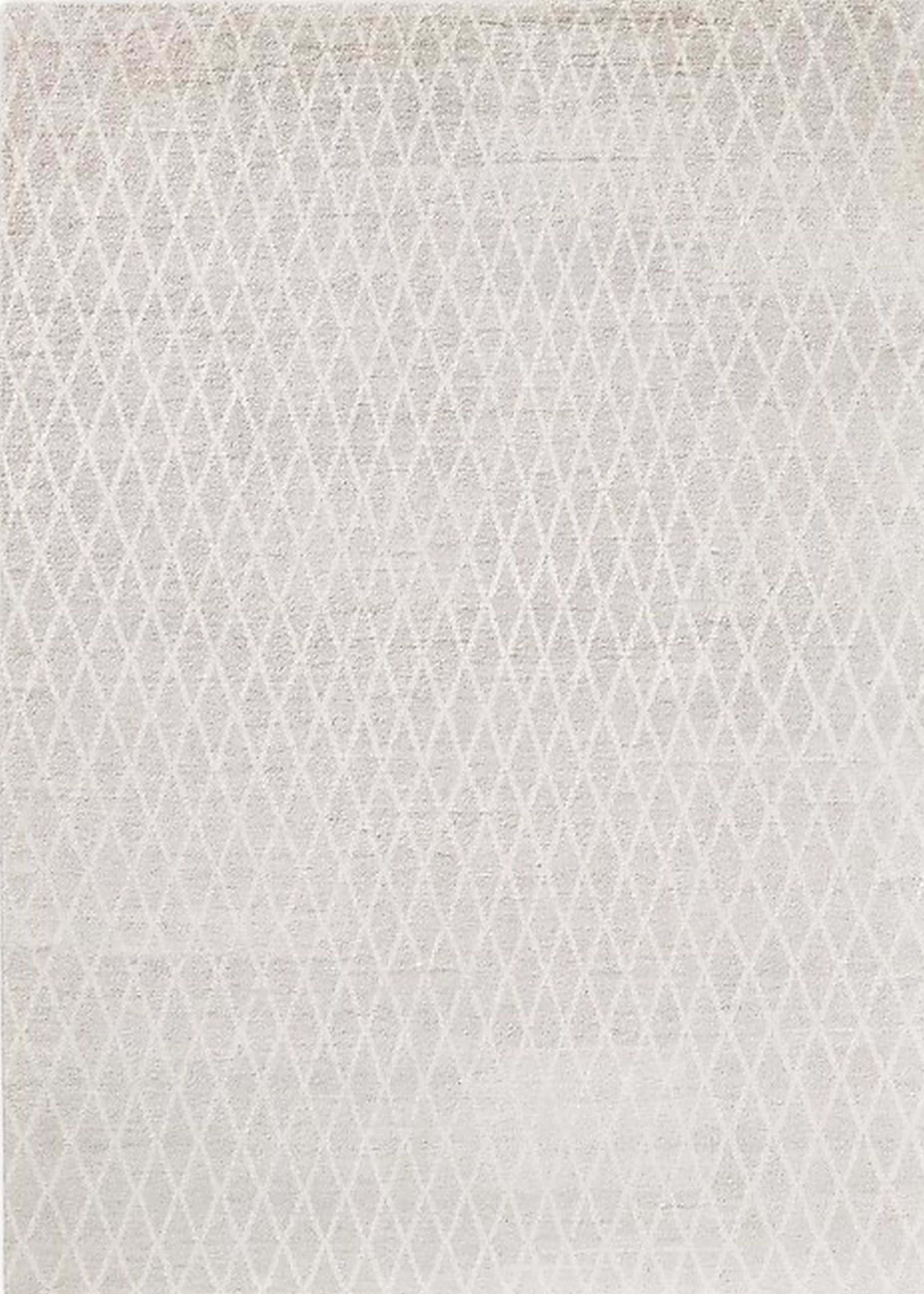 Ahgly Company Indoor Rectangle Mid-Century Modern Ash White Beige Solid ...