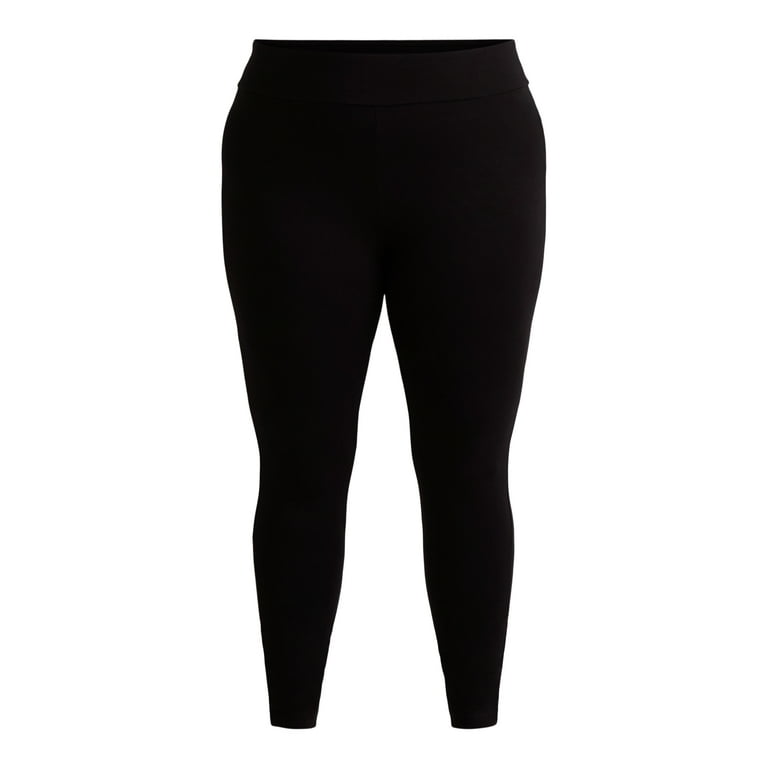 Terra Sky Women s Plus High Rise Leggings 27 Inseam Sizes 0X 4X
