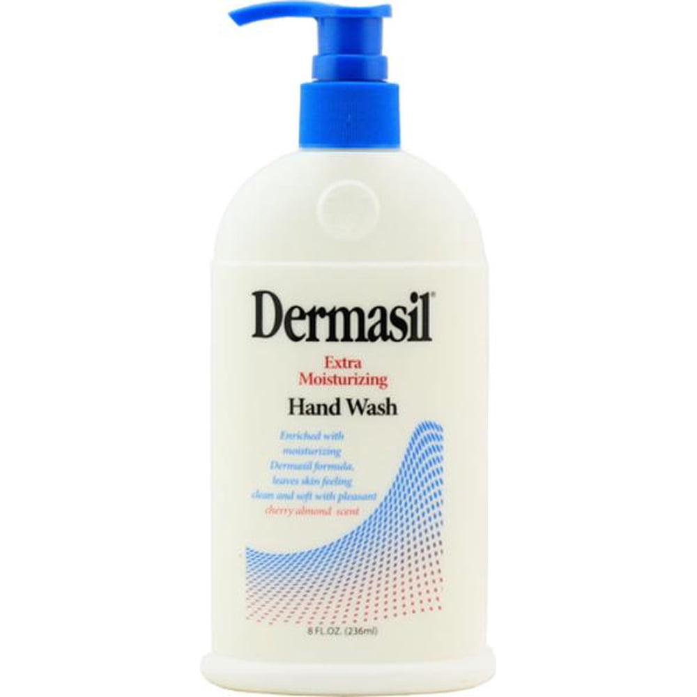 Dermasil Extra Moisturizing Hand Wash Cherry Almond Scent 8 Fl. Oz ...