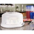 4 Pack Sterilite 02008004 Portable Latching Cake Server Carrier Keeper ...