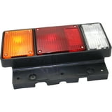 Isuzu NPR NRR Tail Light Amber, Clear & Red Lens - Walmart.com