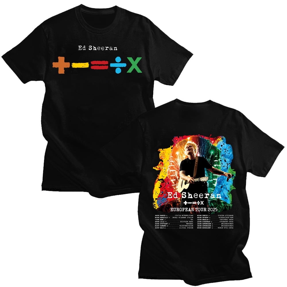 Click here for Fengzan Mvpclo Ed Sheeran European Tour 2025 T-Shi... prices