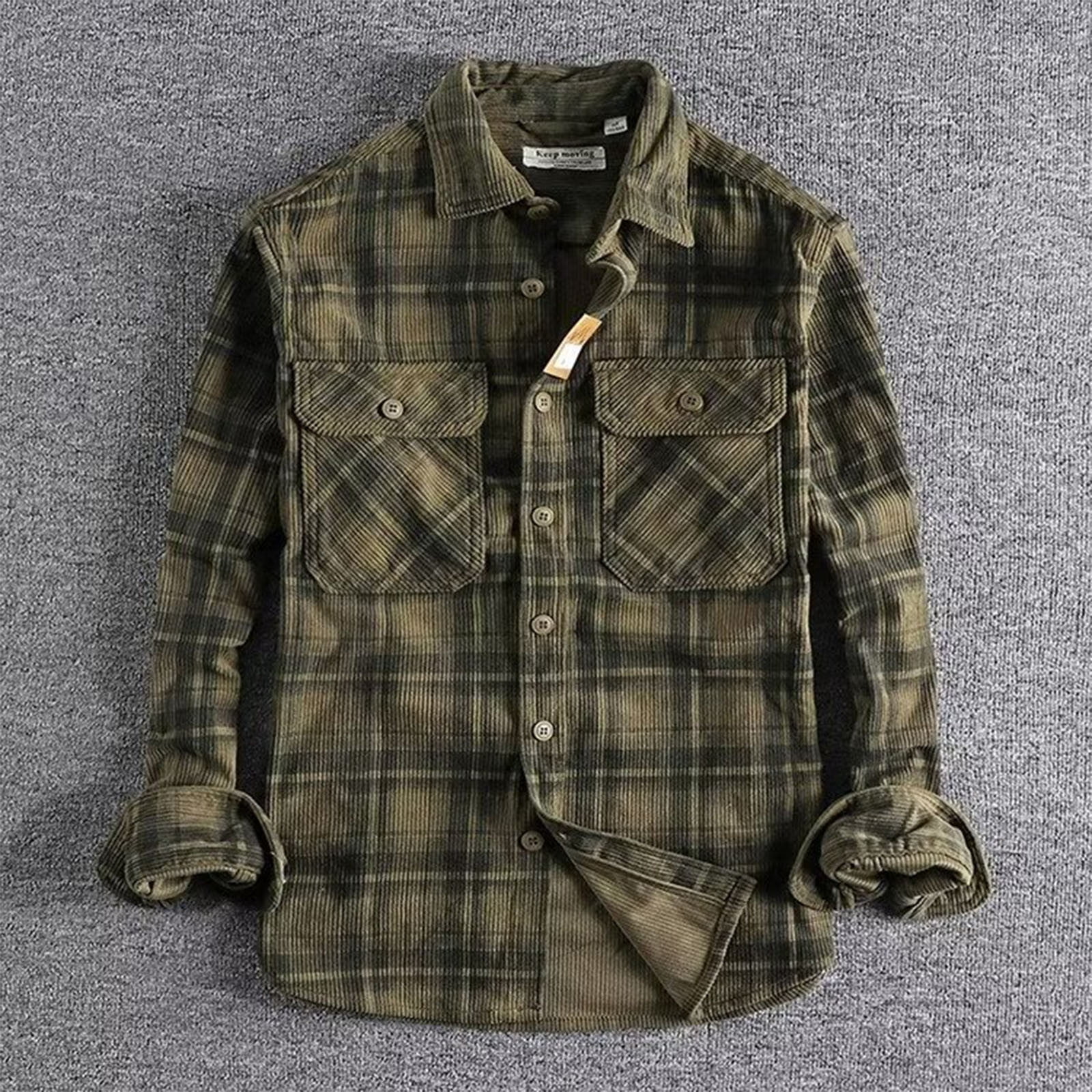 Click here for Styesk Mens Shirts Men Vintage Turndown Collar But... prices