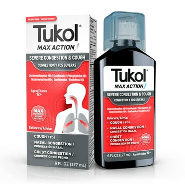 Tukol X-Pecto Honey Cold Syrup Multi Symptom over-the-counter Medicine ...