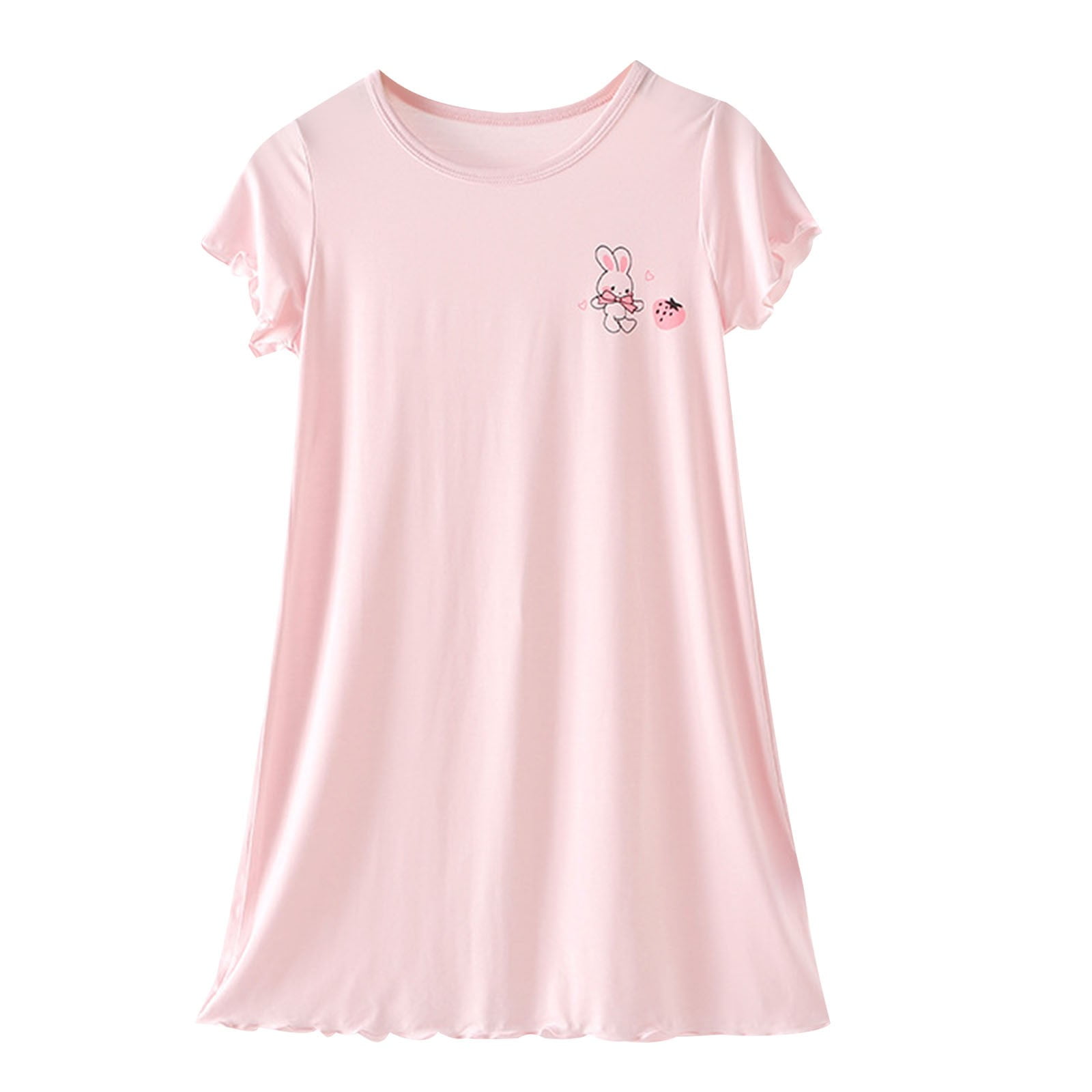 Click here for Zwiiyzr 2025 Girls Modal Nightgowns Soft Floral Sl... prices