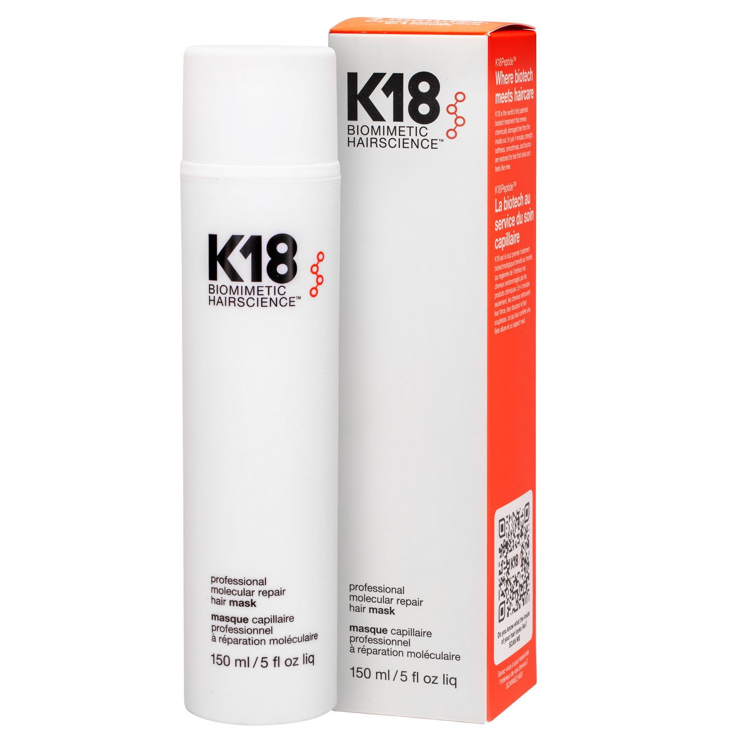 K18 Professional Molecular Repair Hair Mask, 5 fl. oz. - Samsclub.com