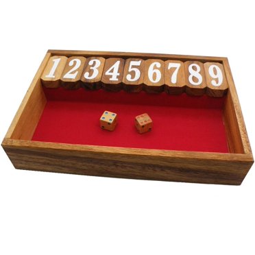 CHH Double-Sided 9 Number Shut The Box - Walmart.com