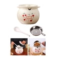 Large 1400Ml Ceramic Oil Container With Lid And Filter Tool Bacons ...