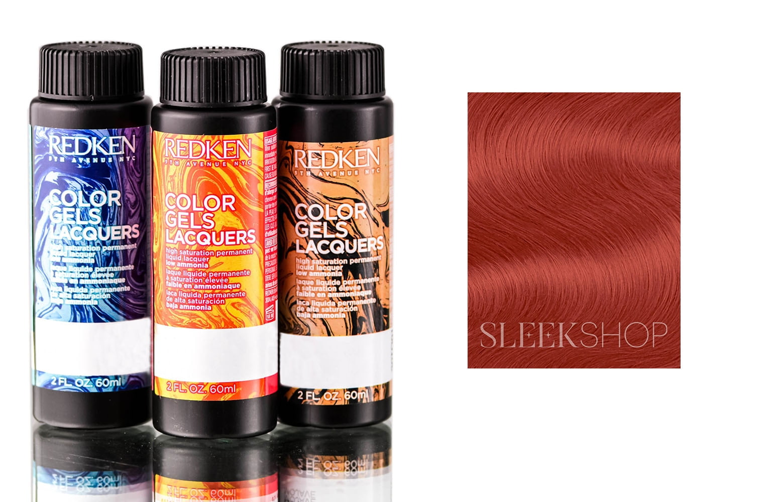 Redken Color Gel Lacquers (2 oz) - 7RR/7.66 Flame with R5 - Walmart.com