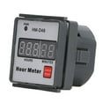 Hour Meter Gauge Digital Display 0‑999.99H Timer Hourmeter Ac 220V 50Hz Hm-D48 - Walmart.com