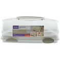 Better Homes & Gardens Rectangular Cake Carrier with Clear Plastic ...