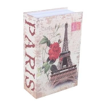 Paris and London Dual book Lock box with Key Lock - Walmart.com