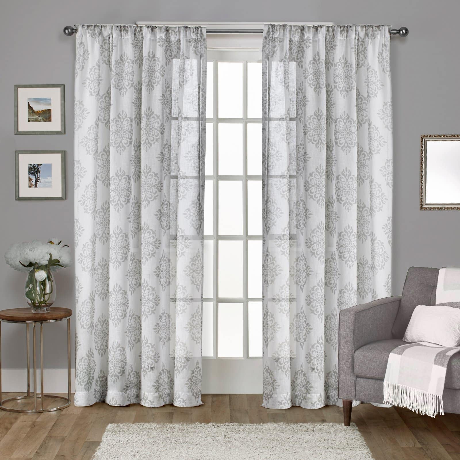 Click here for Exclusive Home Curtains Nagano Medallion Belgian L... prices
