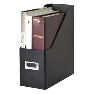 Snap-N-Store Heavy-Duty Fiberboard Magazine File with PVC Laminate, 4 ...