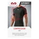 McDavid Sport Compression Shirt With Short Sleeves, Black, Adult Large ...