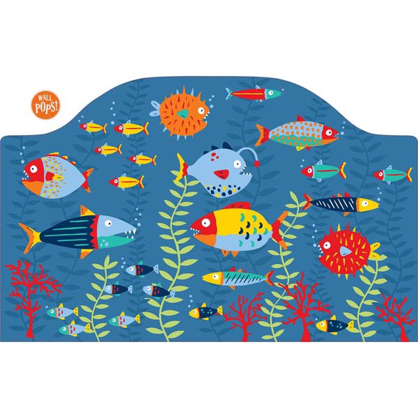 WallPops Fish Tales Twin Headboard - Walmart.com
