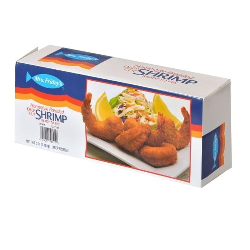 Mrs Fridays Home Style Breaded Deep Cut Shrimp - 12/15 Count, 3 Pound ...