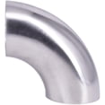 304 Stainless Sanitary 90 Degree Elbow 114mm OD Butt Weld for ...