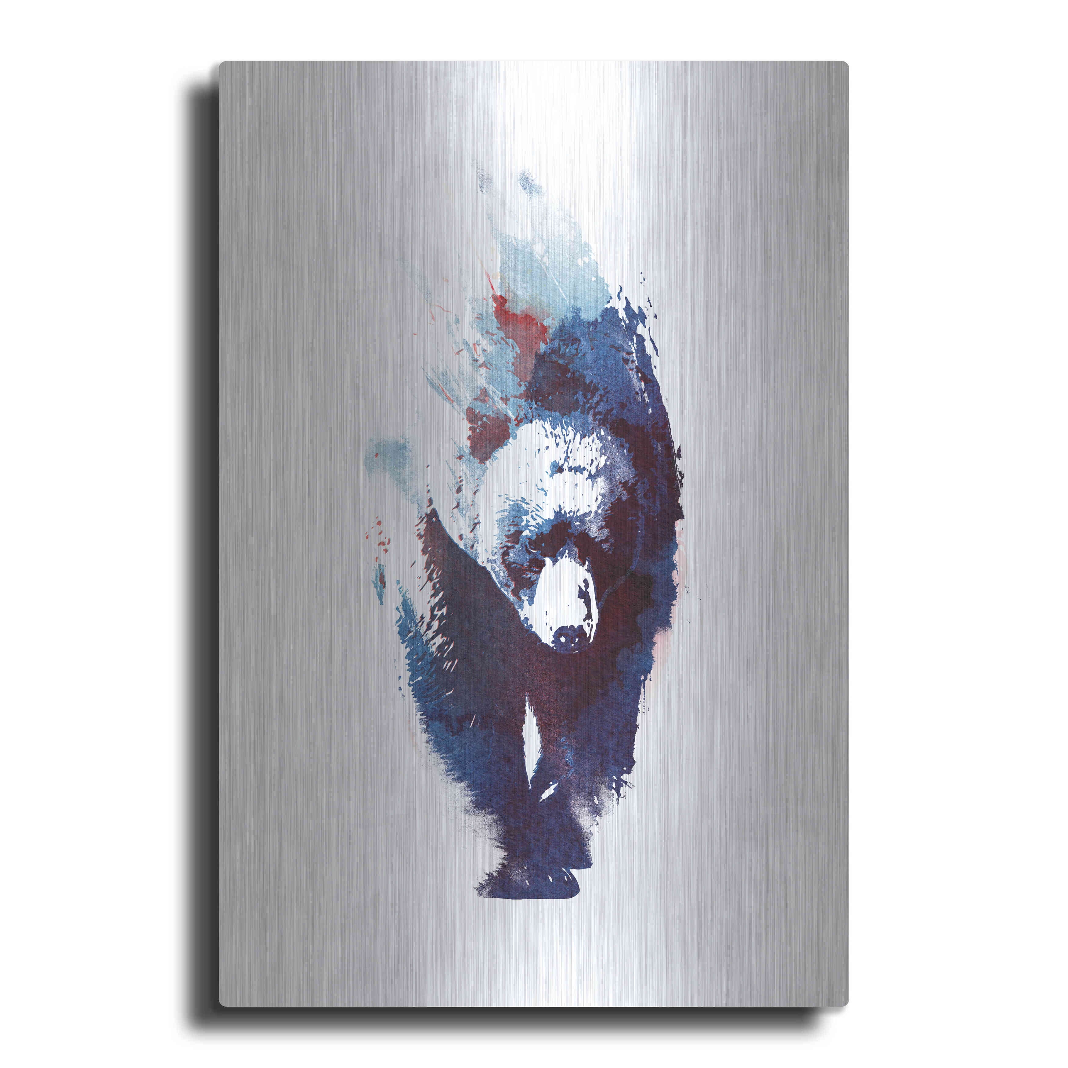 Luxe Metal Art 'Death Run' by Robert Farkas, Metal Wall Art, 24"x36 ...