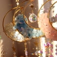 Suncatcher Moon Sun Light Catcher with Glass Prisms for Window Decor ...