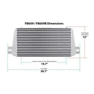 Vibrant Performance 12896 VIB12896 UNIVERSAL OIL COOLER CORE; 6IN X ...