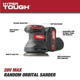 Hyper Tough 20V 2.0Ah Battery Powered 5-inch Cordless Random Orbital ...